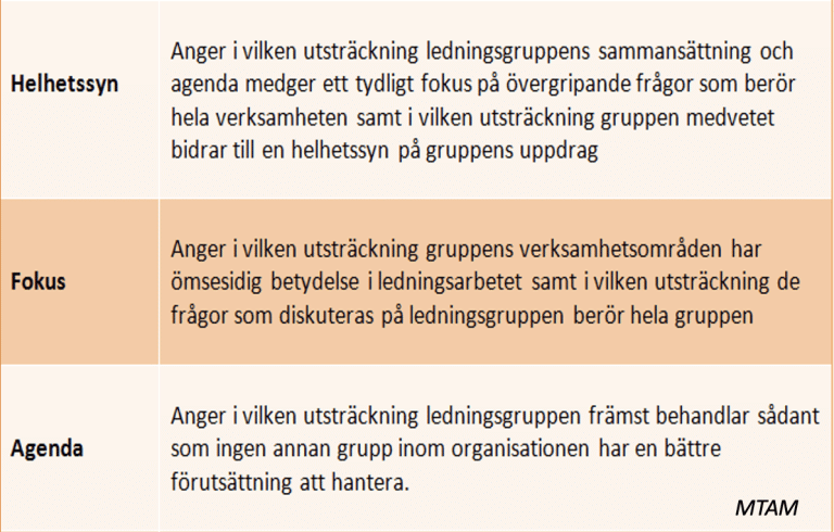 MTAM för ledningsgrupper - Sandblom & Company Utveckling AB